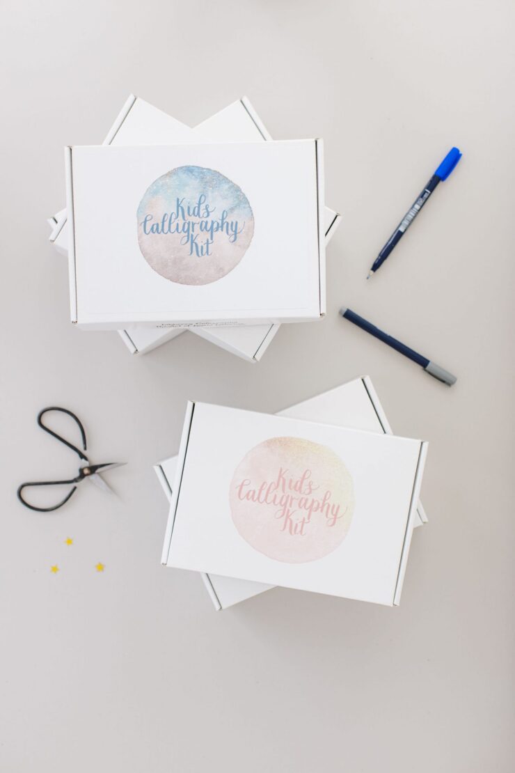 Kids Brush Pen Calligraphy Kit - Creative fun with Inkberry Calligraphy!