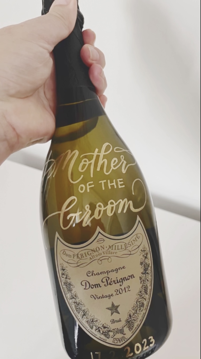 Bottle Painting Service - Inkberry Calligraphy