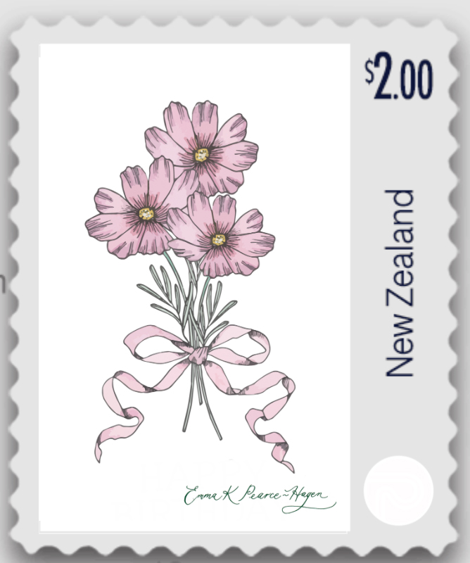 Personalised Cosmos Stamp Design - Inkberry