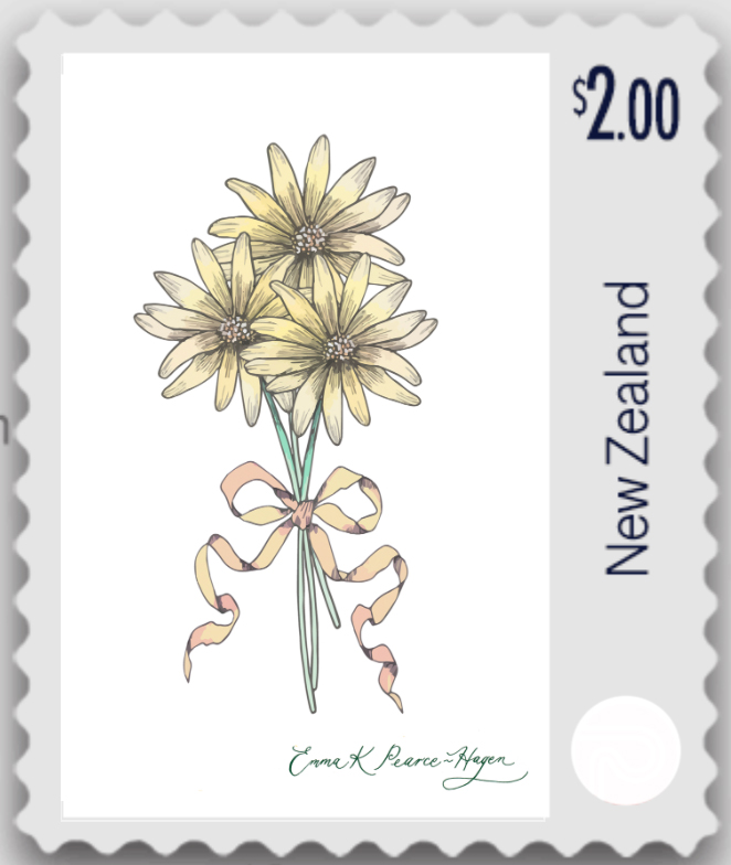 Personalised Dahlia Stamp Design - Inkberry