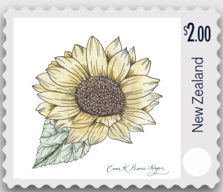 Personalised Sunflower Stamp Design - Inkberry